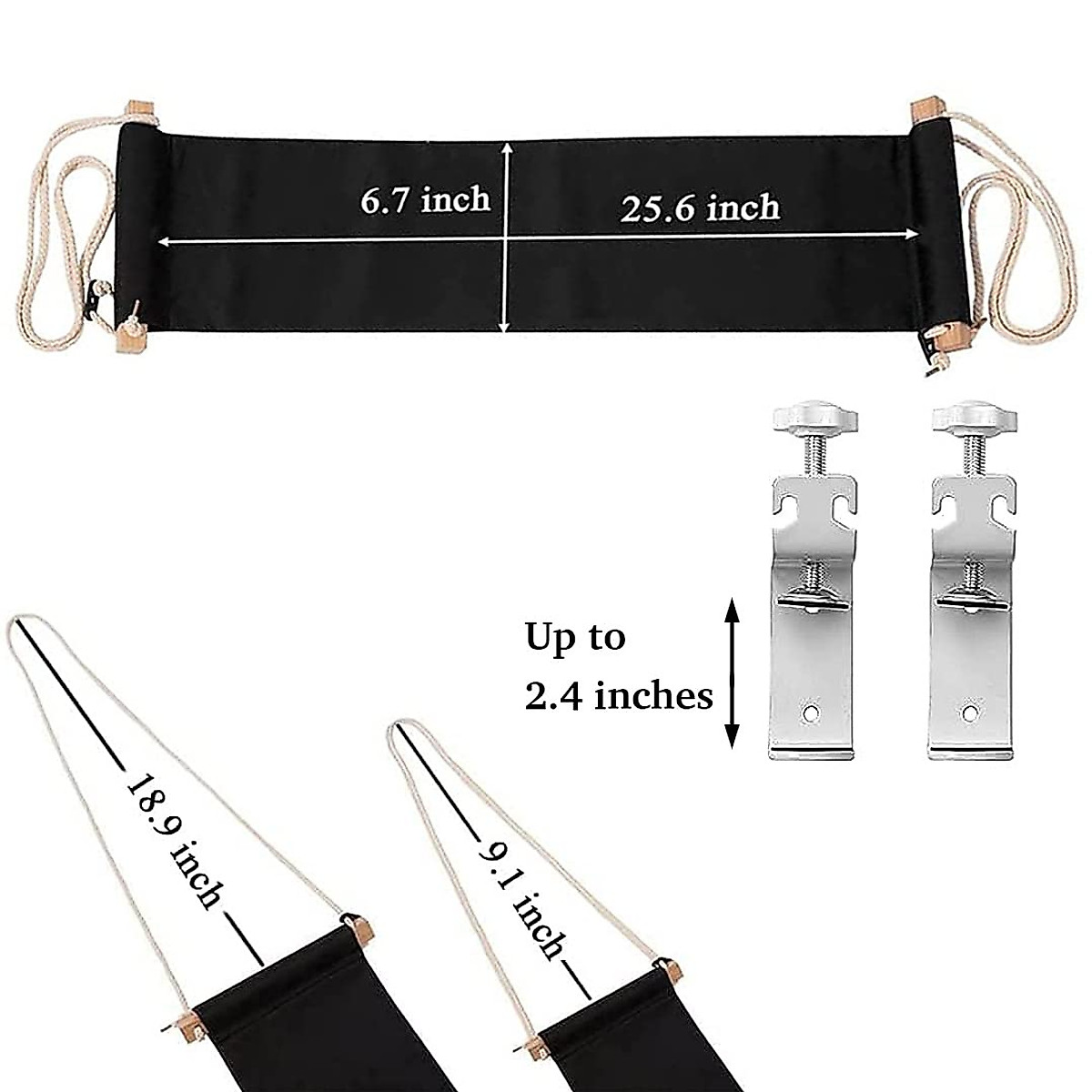 Yamasan Foot Hammock Under Desk with Separate Cushion Footrest Adjustable Office Foot Rest Under Desk Hammock Portable Desk Feet Hammock