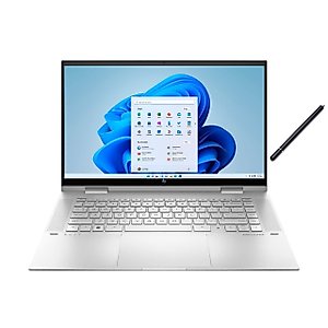 HP Envy 2-in-1 15.6" Touch Screen Laptop | Intel Core i7-1260P Processor | Intel Iris Xe Graphics | 32GB RAM | 2TB SSD | Backlit | Fingerprint Reader | Windows 11 Home | Bundle with Stylus Pen