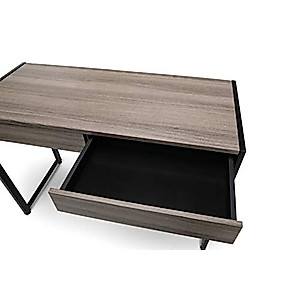OFM ESS Collection 2-Drawer Office Desk, Driftwood