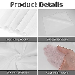 150 Pcs Disposable Bed Sheets, 31" x 71" Massage Table Sheets Non Woven Fabric SPA Bed Cover Breathable for Massage Beauty Tattoos