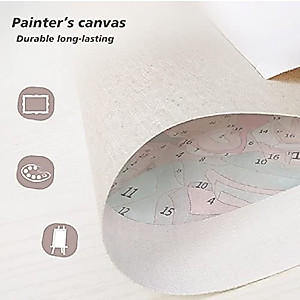 YSCOLOR DIY Canvas Painting Gift Grazing Cowboy Paint by Numbers DIY Acrylic Painting Kit for Kids and Adults and Beginner 16X20inch