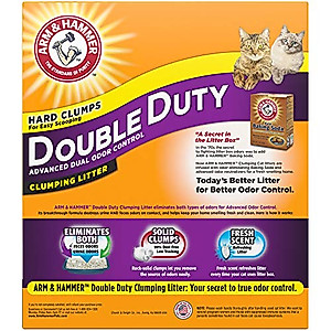 Arm & Hammer Double Duty Clumping Cat Litter, 40lb Box