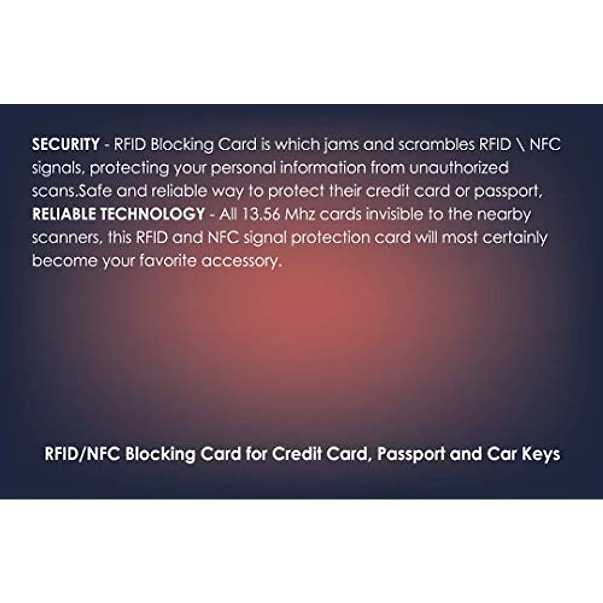 ScanAndBuyWall - 4 pack Blocking Cards - Protect Your Identity with Our NFC/RFID Blocking Card - Secure Your Data - Prevent RFID Scanning