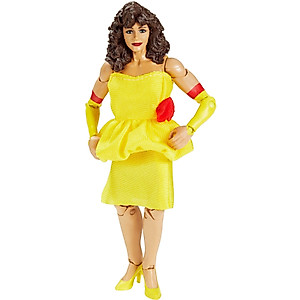 WWE MATTEL Miss Elizabeth Elite Collection Deluxe Action Figure with Realistic Facial Detailing, Iconic Ring Gear & Accessories, Multi (GKY10)