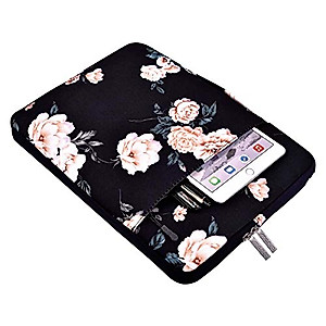 MOSISO Laptop Sleeve Compatible with MacBook Air 15 inch M2 A2941 2023/Pro 16 2023-2019 M2 A2780 M1 A2485 A2141/Pro Retina 15, 15-15.6 inch Notebook, Polyester Camellia Multifunctional Briefcase Bag