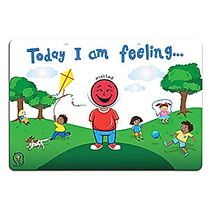 Today I am Feeling Chart Feelings and Emotion Magnetic Chart Communication aid for Speech Delay Non Verbal Children with Autism, Special Needs ADHD