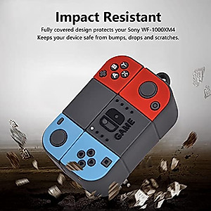 KOREDA Switch Case Compatible with Sony WF-1000XM4, Cute 3D Cartoon Funny for Women Men Boys Girl Cover, Soft Silicone Fashion Character Skin Cases