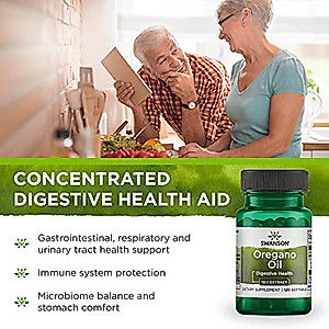 Swanson Oregano Oil 10:1 Extract-Natural Supplement Promoting Digestive Health-Respiratory & Urinary Tract Health Support (120 Softgels, 150mg Each)