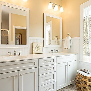 Speakman SA-1304 Rainier Bathroom Square Towel Ring, Polished Chrome