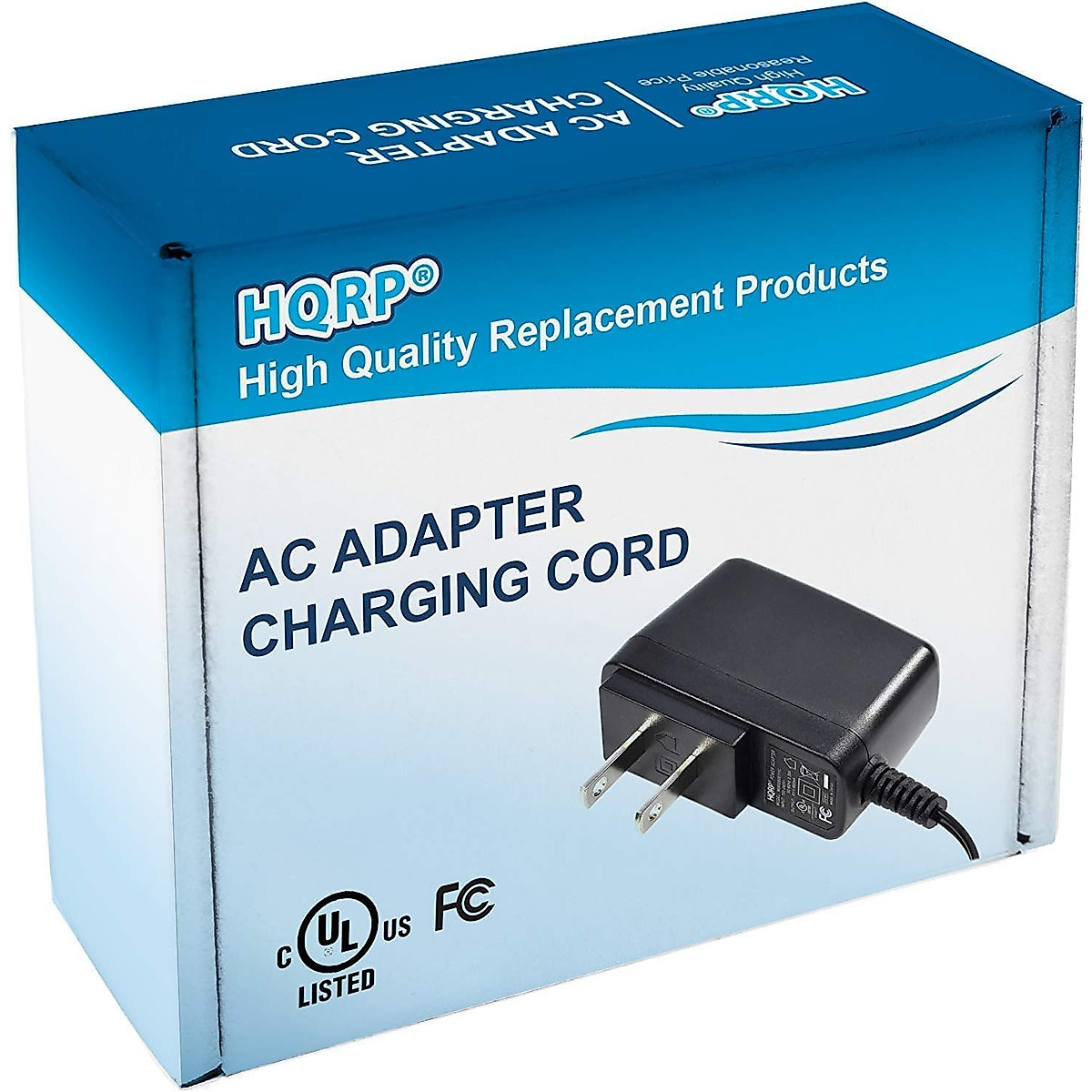 HQRP Fast Charger AC Adapter works with GOgroove SonaVERSE BX, BlueSYNC BX, SonaVERSE BXL, AYL Portable Wireless Speaker System SONAVERSE-BX SONAWAVE-3 Boombox GO Groove Sona VERSE Cord + Plug Adapter