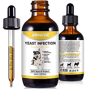 Natural Yeast Infection Treatment for Dogs - Helps to Support Itch Relief - Inflammation Relief & More - Dog Yeast Infection Treatment - Dog Ear Infection Treatment - Dog Allergy | 2 Oz