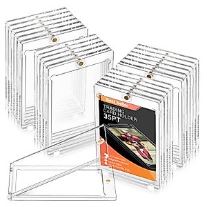 23 Pack - Magnetic Card Holder, 35PT Magnetic Trading Card Holder, Baseball Card Holder, Hard Acrylic Card Cases, Card Protector for Game Baseball Sports Card, Fit for Standard Card