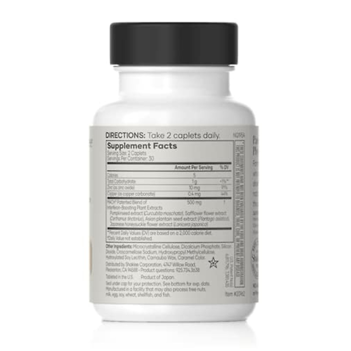 Shaklee - NutriFeron® Immune-Boosting Botanical Blend - Developed by Renowned Immunologist - Promotes Healthy Immune Function with Interferon-Boosting Ingredients - Contains Zinc - 60 Caplets
