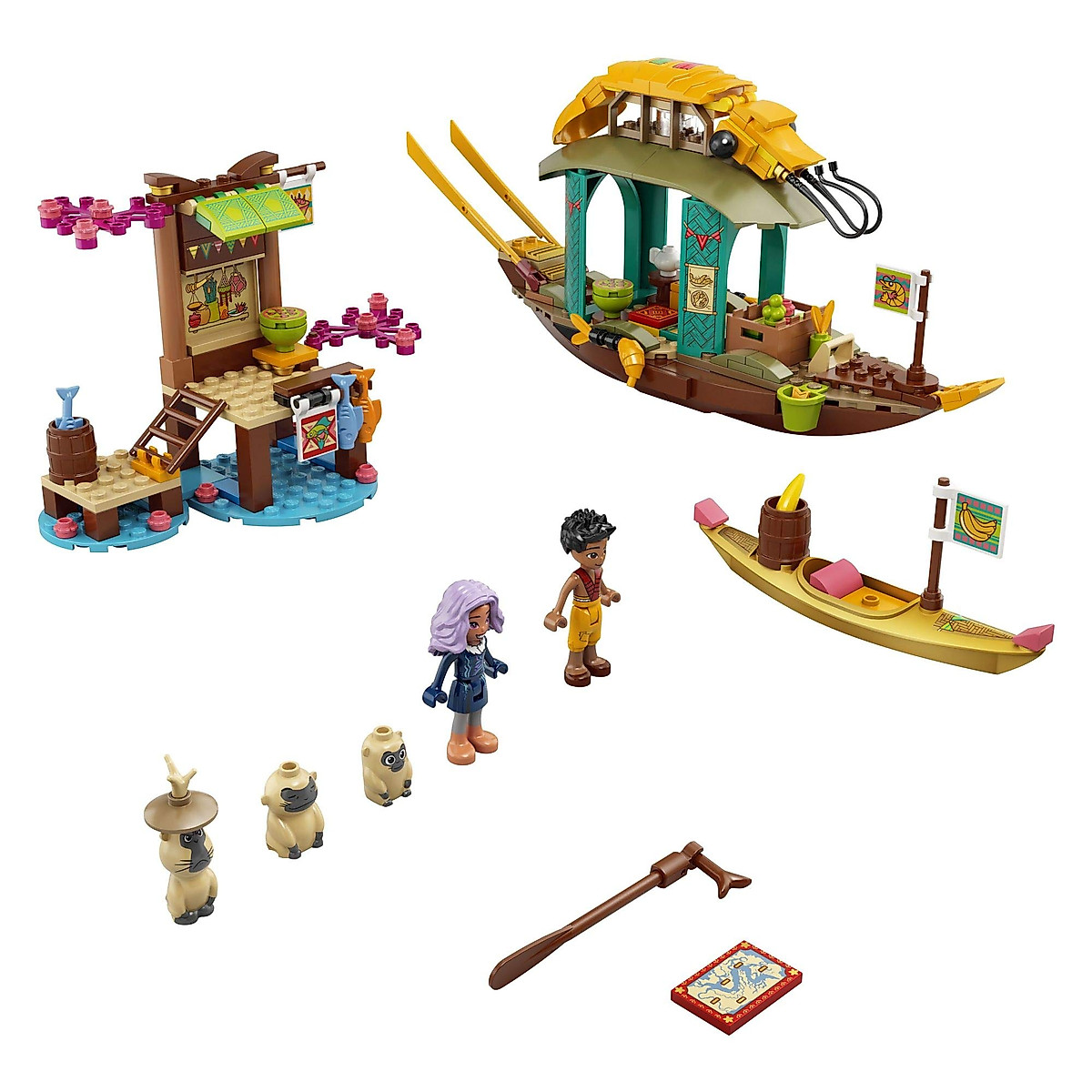 LEGO Disney Boun’s Boat 43185 Building Kit; an Imaginative Toy Building Kit; Best for Kids Who Like Exploring The World and Adventuring with Strong Disney Characters, New 2021 (247 Pieces)