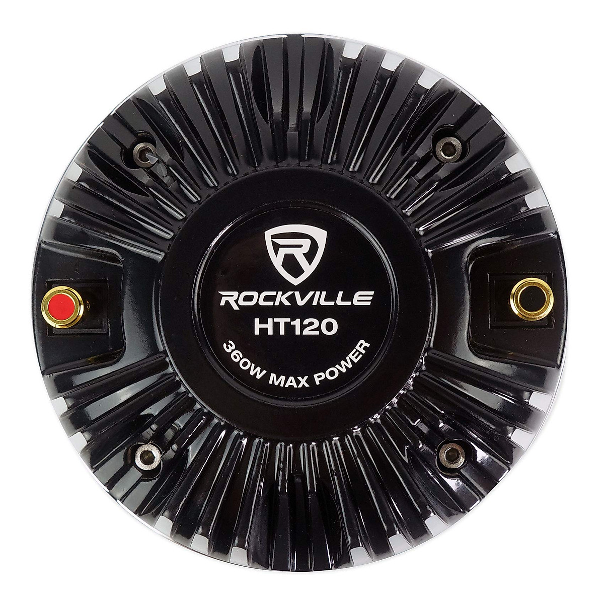 Rockville 2 HT120 2" 360w Car/Pro Aluminum Horn Titanium Tweeters 2" Voice Coils