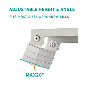 Air Conditioner Support Bracket,Heavy Duty Window AC Bracket,Support Up to 176lbs,Support 5,000 24,000 BTU Units