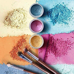 2oz Plastic Cosmetic Jars Leak Proof Clear Container with Black Lid for Cream, Lotion, Powder, ointment, Beauty Products etc, 12 Pcs.