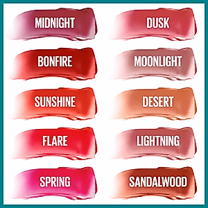 Maybelline Green Edition Balmy Lip Blush, Formulated With Mango Oil, Dusk, Cherry Pink, 1 Count