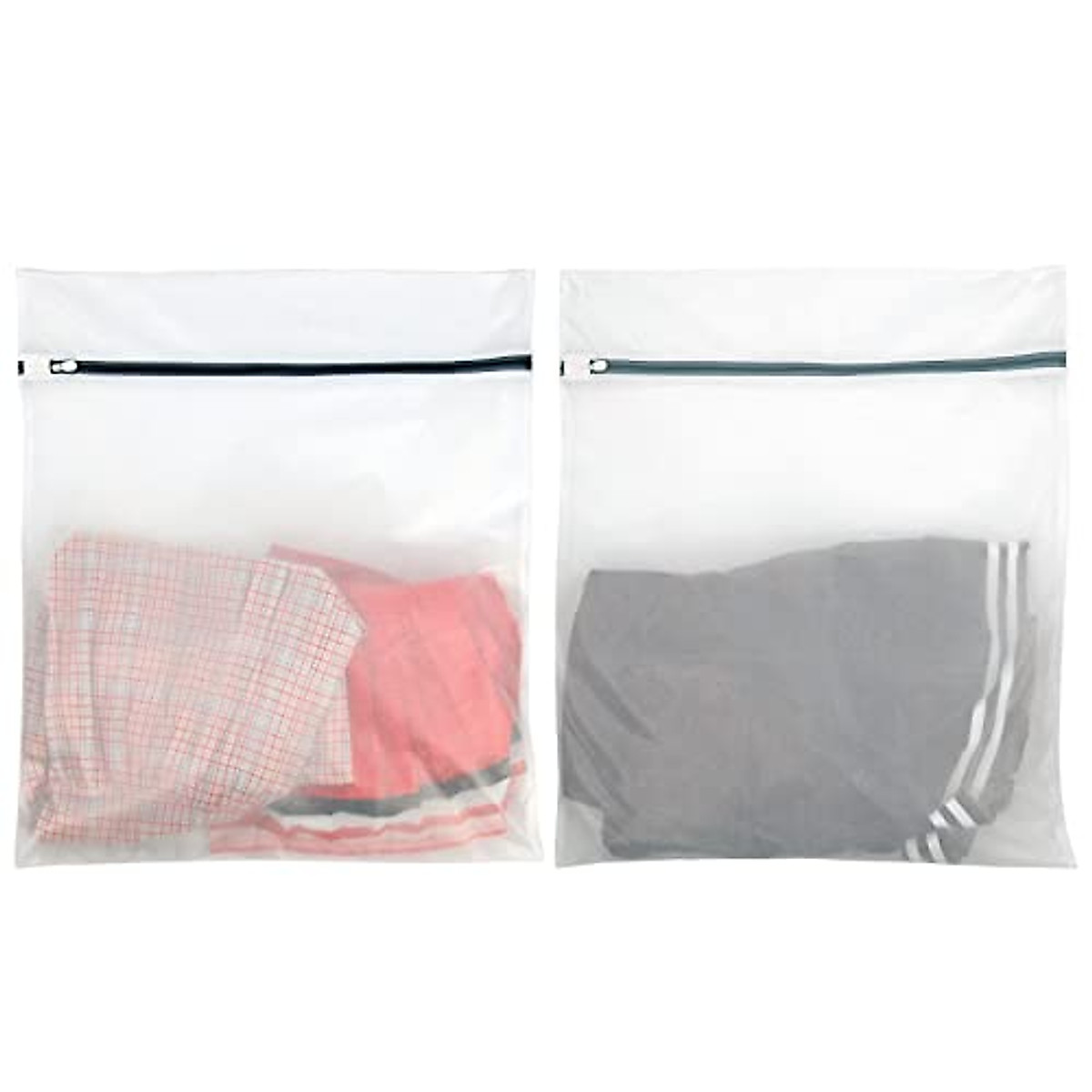 Casaphoria Travel Laundry Bags for Dirty Clothes for Luggage,Large Bra Laundry Bags for Washing Machine,Underwear Mesh Laundry Bags for Delicates(2Pcs,xl)