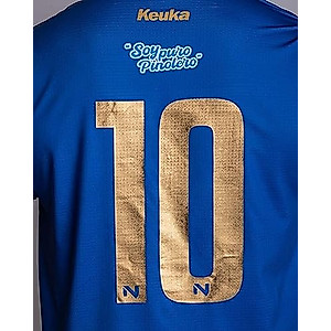 Nicaragua Men's Special Edition Gold Cup Soccer Jersey Uniform Blue (as1, Alpha, m, Regular, Regular)