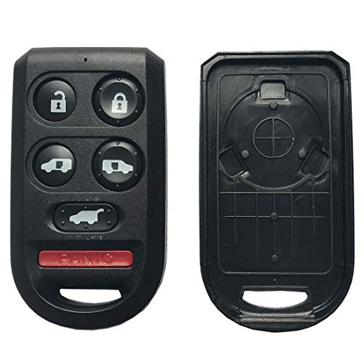 Horande Replacement Keyless Entry Key Fob Cover Case fit for 2006 2007 2008 2010 Honda Odyssey Key Fob Shell (6 Buttons)