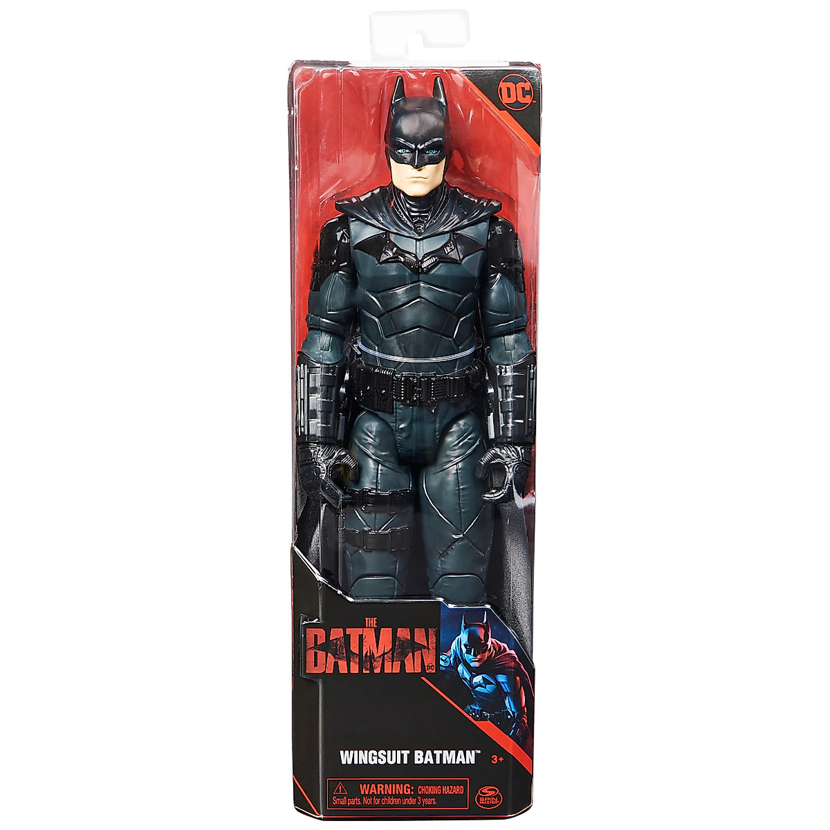 DC Comics, Batman 12-inch Wingsuit Batman Action Figure, The Batman Movie Collectible Kids Toys for Boys and Girls Ages 3 and up