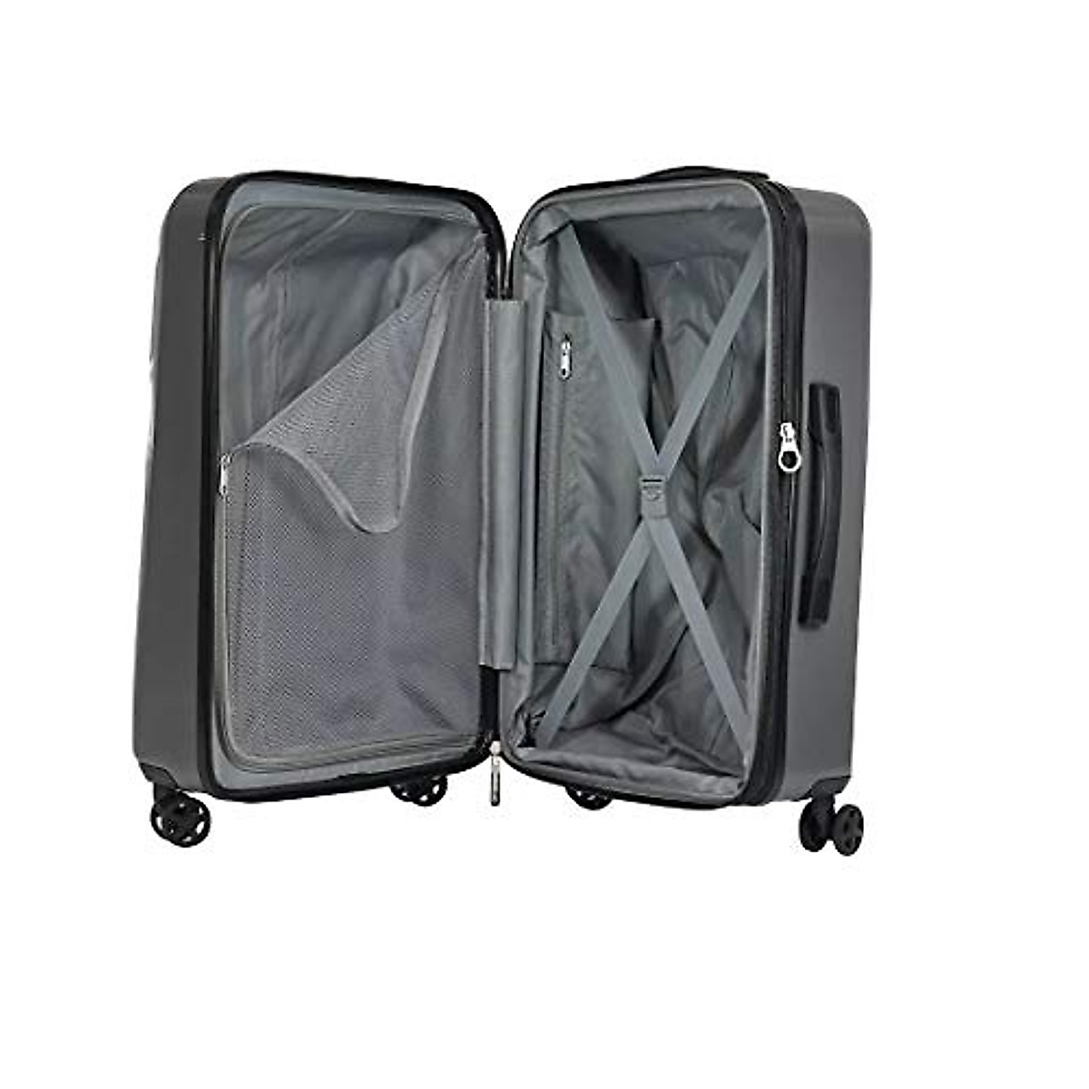 Samsonite Frontier Spinner Unisex Small Black Polycarbonate Luggage Bag TSA Approved Q12009001