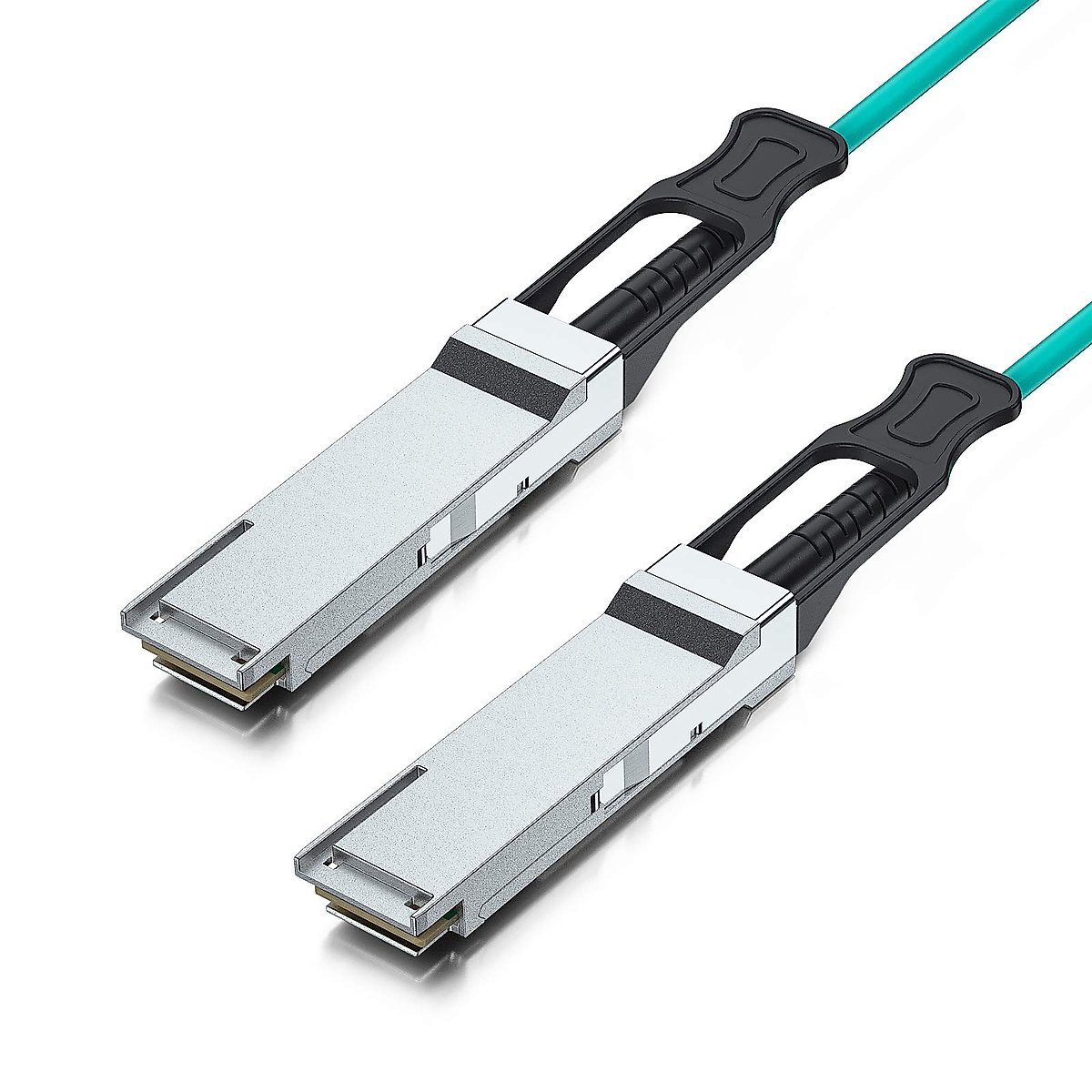 40G QSFP+ AOC Cable - 40GBASE Ethernet Active Optical Cable, QDR, MMF for Cisco QSFP-H40G-AOC20M, Supermicro CBL-QSFP+AOC-20M and Open Switch, 20-Meter