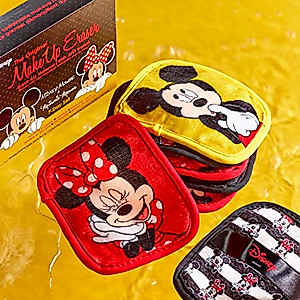 The Original Makeup Eraser, 7-Day Set, Erase All Makeup with Just Water, Including Waterproof Mascara, Eyeliner, Foundation, Lipstick, Sunscreen, and More! (Mickey and Minnie), 7ct.