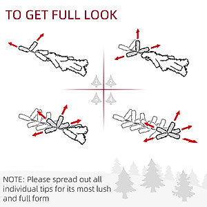 HOMCOM 6' Artificial Pencil Christmas Tree, Slim Xmas Tree with 390 Realistic Branch Tips and Plastic Stand, Green