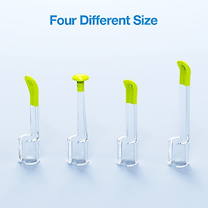 ScopeAround Ear Spoon with Ear Camera Otoscope Accessories, Compatible with Digital Otoscope, Includes 9 Speculums, 4 Ear Picks, and 1 Pack of Q-Tips, Lens Diameter: 3.9mm