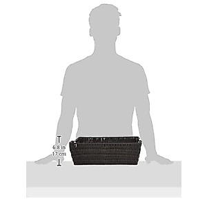 Whitmor Rattique Shelf Tote Espresso