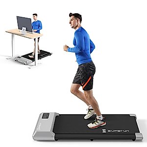 SupeRun Walking Pad Treadmill, Under Desk Treadmill