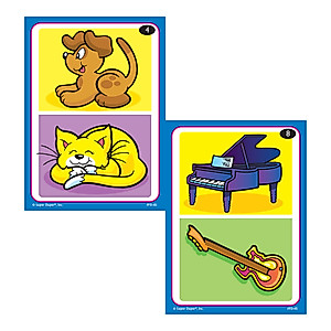Super Duper Publications | Compare and Contrast Fun Deck | Language Development and Reasoning Skills Flash Cards | Educational Learning Materials for Children