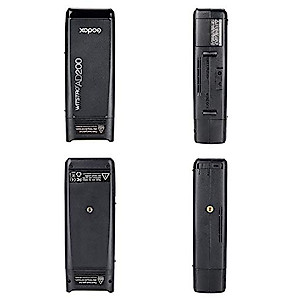 Godox AD200 200Ws 2.4G TTL Flash Strobe 1/8000 HSS Cordless Monolight with 2900mAh Lithimu Battery and Bare Bulb/Speedlite Fresnel Flash Head to Cover 500 Full Power Shots and Recycle in 0.01-2.1 Sec