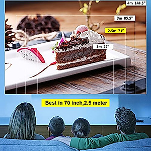 CXDTBH YG230 Mini Projector PK YG300 YG310 Portable for 1080P Video Beamer Home Theater Multiscreen Media Player Gift ( Size : Basic Version )