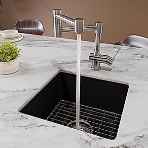 ALFI brand ABF1818S-BM Kitchen Sink, Black Matte