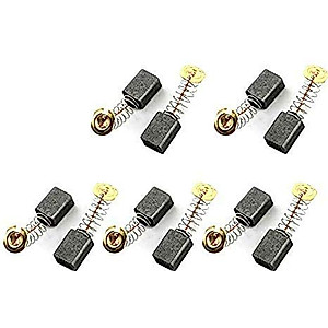 Carbon Motor Brushes Compatible with Makita RT0700C RT0700CX3 RT0701C Compact Routers 3703 1/4" Laminate Trimmer 6830 Screwdriver 9523NBH Angle Grinder 5 Pairs