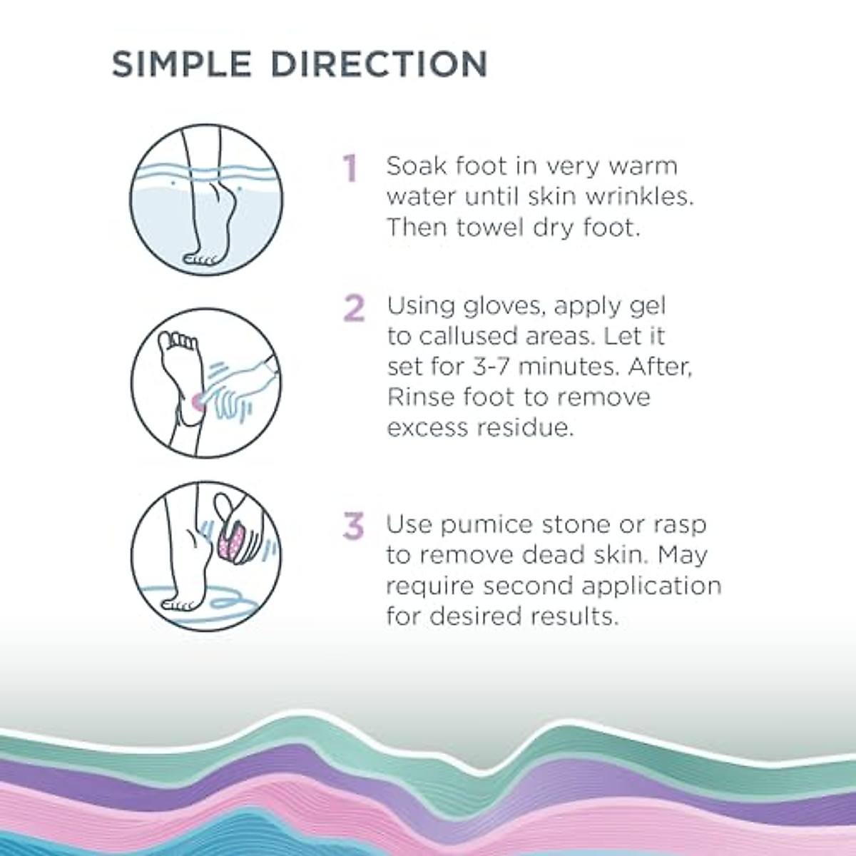 Lee Beauty Professional Callus Remover for Feet - Original, Powerful Formulation - Extra Strength Gel, Home Pedicure Foot Spa Results - Cracked & Dead Dry Skin Supplies - 8 Oz