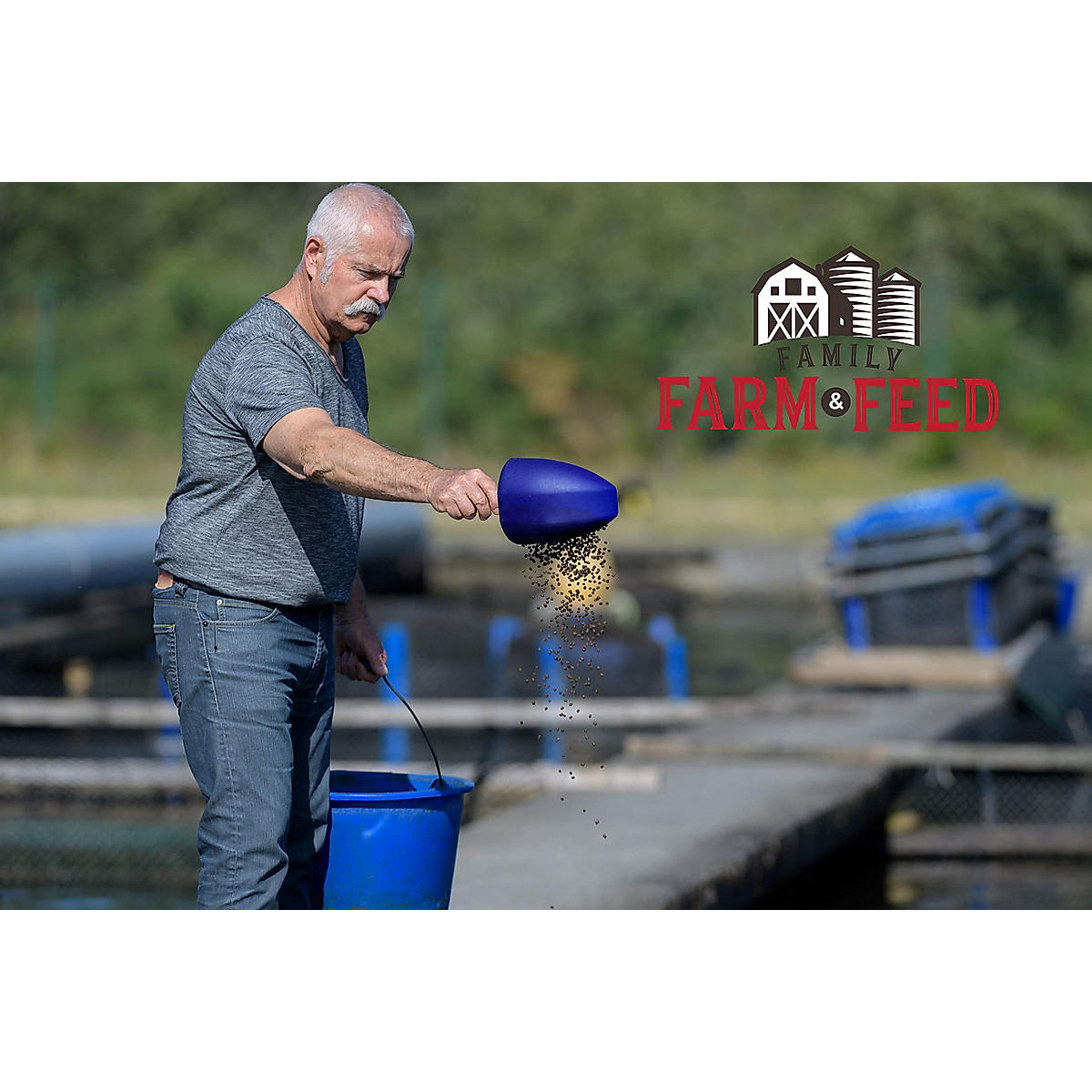 FAMILY FARM AND FEED | Premium Floating Fish Food | Pond and Lake | Pellets | 2 Pounds