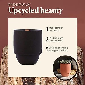 Paddywax National Parks Artisan Soy Wax Scented Candle Made in the USA, 11-Ounce Textured Ceramic Jar, Yosemite