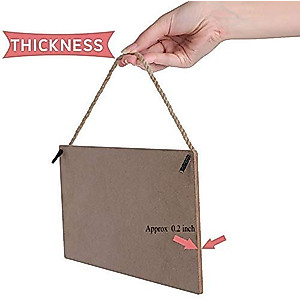 STAPTOP Rise and Shine Mother Cluckers Chicken Coop Sign, Home Decor Wood Sign Plaque 10" X 5" Hanging Wall Art, Decorative Funny Sign,Garden Sign