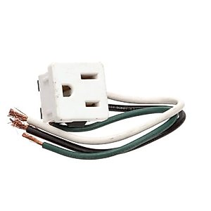 Replacement For Compatible With 125010443 Hussmann (E) Recpt Snap-In Wht 1374-1W Genuine OEM HUS125010443