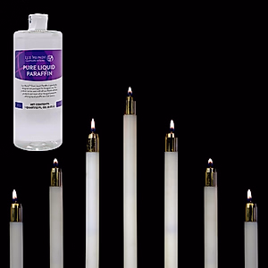 Altar Pure Liquid Paraffin Candle Fuel for Liturgical use | Liquid Church Candle Fuel Wax Free | Suitable for use in All Candle Shells | 1 US Quart or 32 Fluid Ounces.
