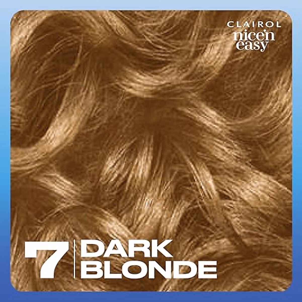 Clairol Nice'n Easy Permanent Hair Dye, 7 Dark Blonde Hair Color, Pack of 1