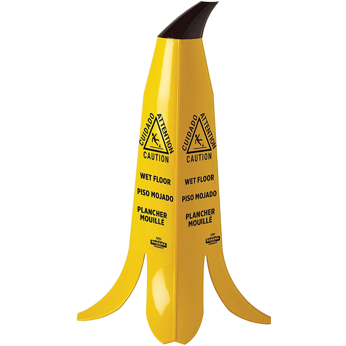 Impact Products IMPB1001 2' Banana Safety Cone 3/ct, Yellow (Pack of 3)