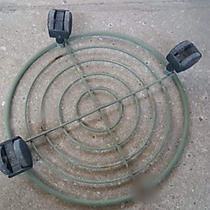 Wheel Plate Casters 50mm Swivel Caster Wheels 2 Inch 360 Degree Rotate Furniture Caster Wheel Replacement Caster,Desk Castors,Double Wheel,Chair Accessories,with Threaded Stem,4Pcs