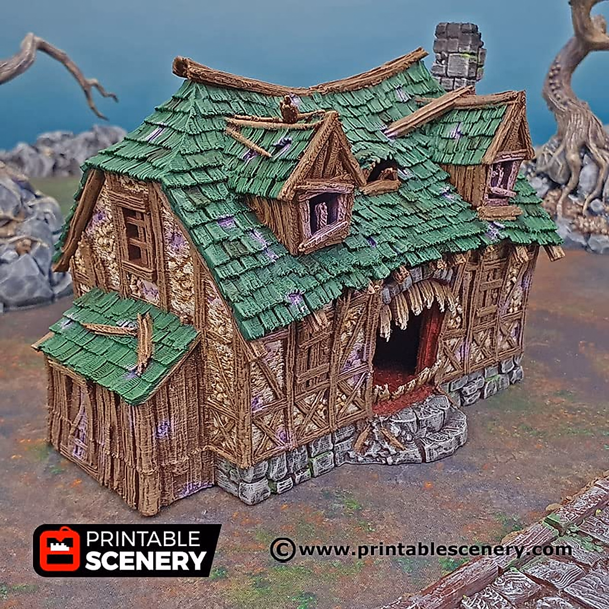 Mimic House DND Terrain for Dungeons and Dragons Terrain, D&D, Pathfinder, Warhammer 40k, Miniatures, D and D, Dungeons and Dragons Gifts, Dungeon Master