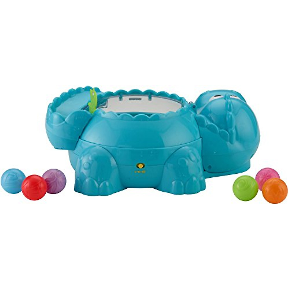 Fisher-Price Baby Crawling Toy, Poppity Pop Musical Dino Ball-Popper with Sounds for Infants Ages 6+ Months, Blue