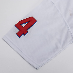 Stitched Doug Remer Beers Jersey Joe Cooper 44# 17# Movie Baseball Jerseys for Mens Size S-3XL (44,X-Large)